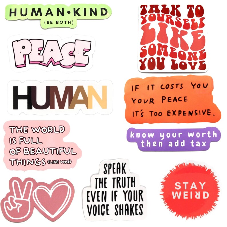 10 Stickers Bundle Pack V2 - Etsy