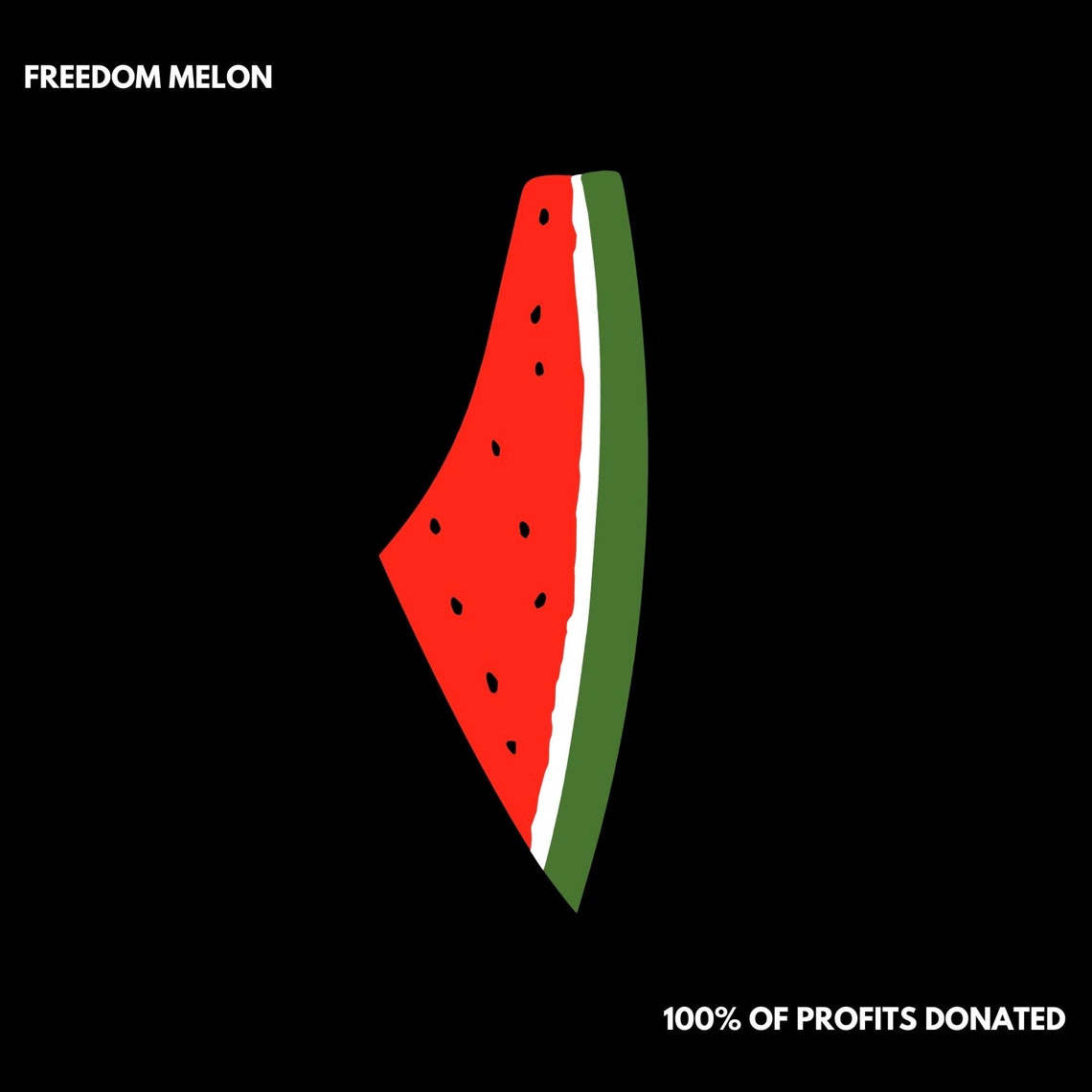 Freedom Melon Crewneck | Palestine Sweater - Etsy
