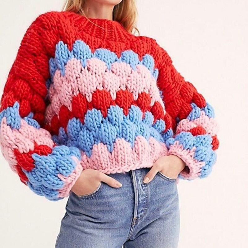 Checkerboard Sweater - Etsy