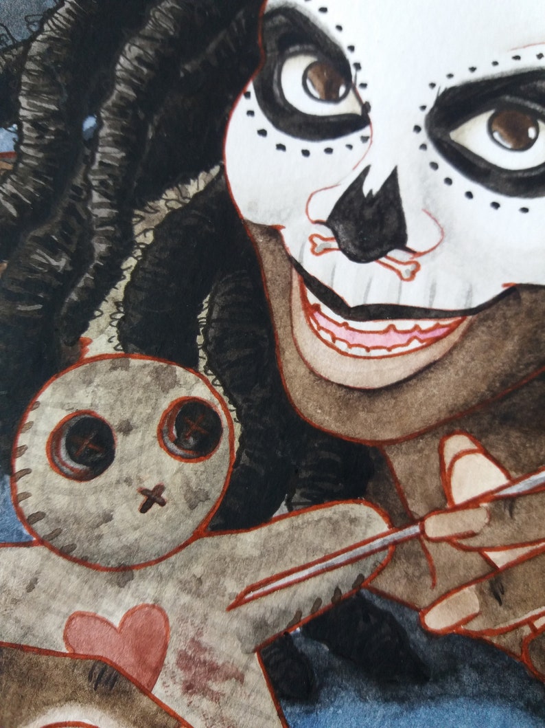 Rituel Vaudou Dessin original format A5 - Etsy France