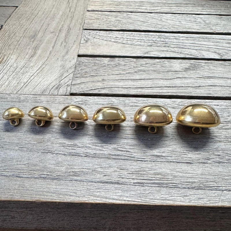 Half Dome Buttons - Etsy