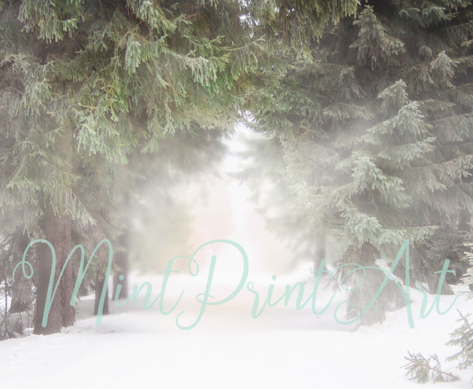 Digital Background Winter Background Digital Backdrop Snow | Etsy