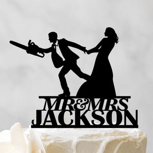Logger Cake Topper - Timberjack Wedding Cake Topper - Chainsaw Cake ...