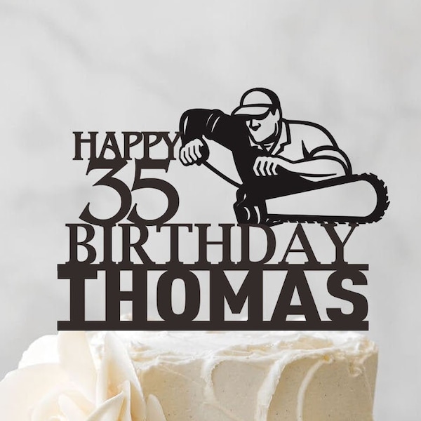 Arborist Cake Topper - Etsy