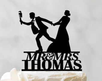 Robin Hood and Maid Marian Cake Topper Disney Wedding Cake - Etsy