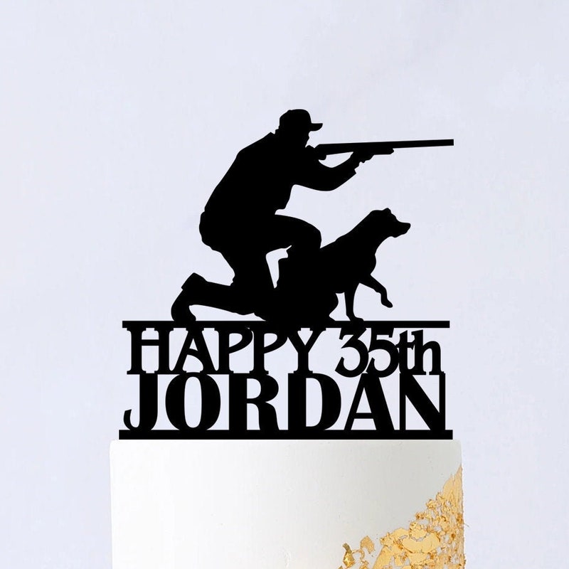 Hunting Cake Topper - Etsy