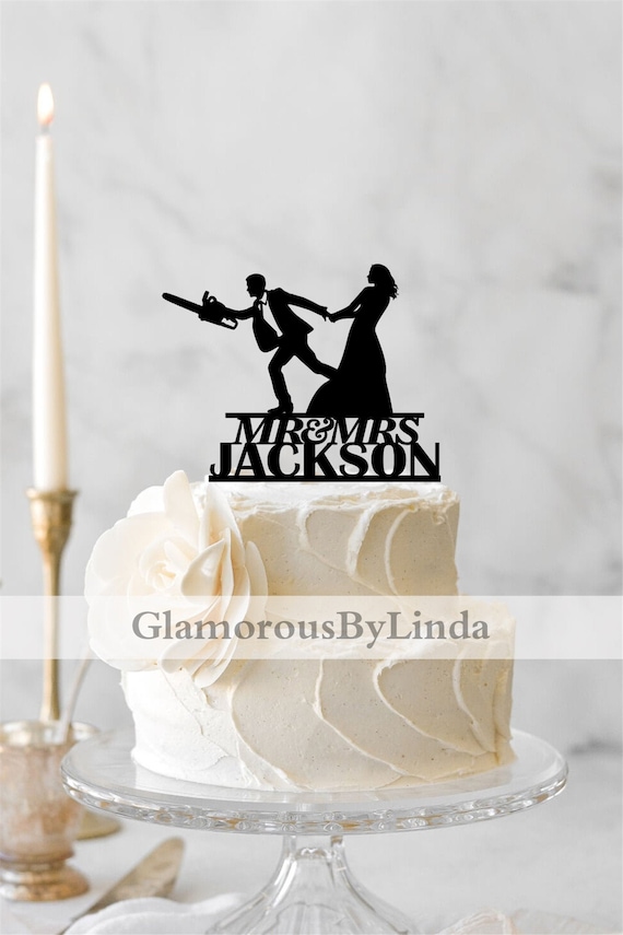 Logger Cake Topper Timberjack Wedding Cake Topper Chainsaw | Etsy