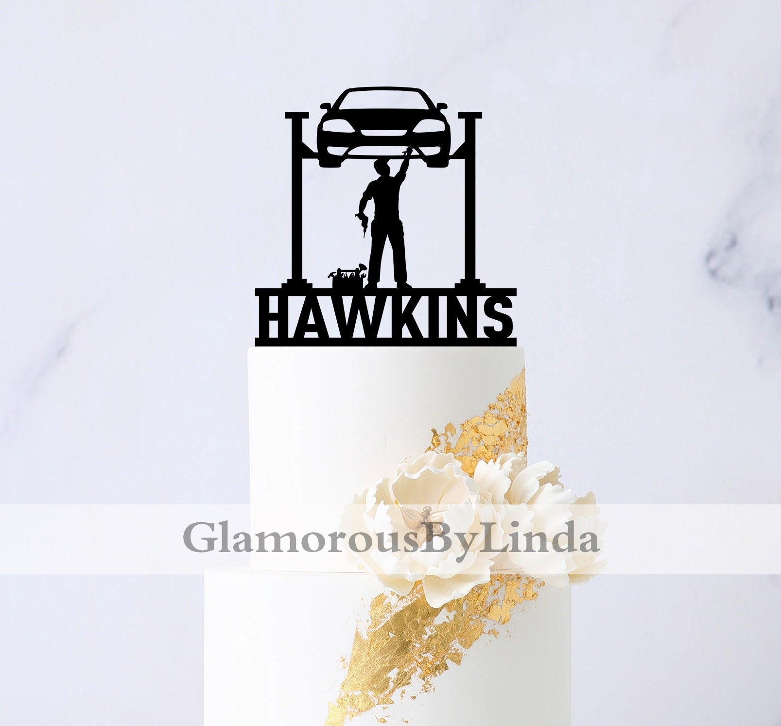 Car Fixer Cake Topper - Car Mechanic Birthday Cake Topper - Car ...
