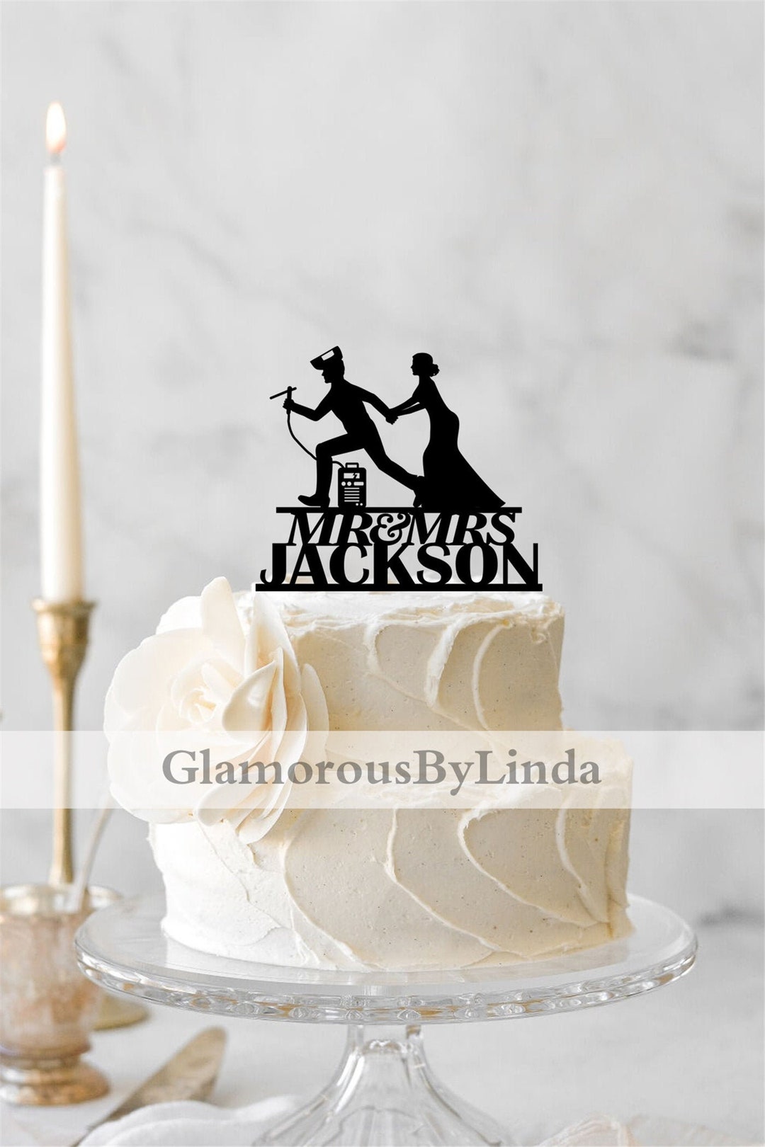Welder Cake Topper - Welder Soldering Wedding Cake Topper - Welder ...
