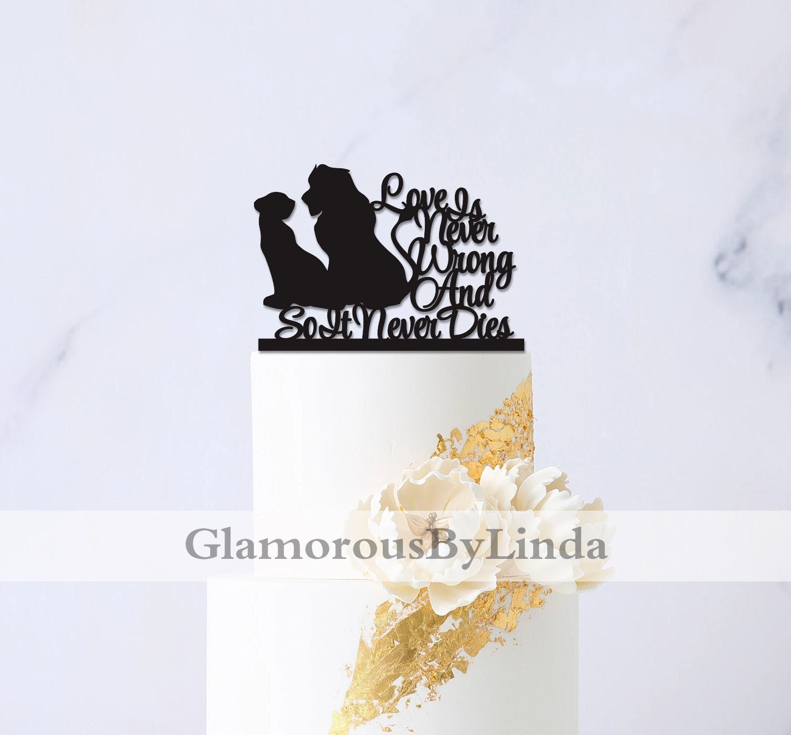 Simba and Nala Cake Topper Disney Wedding Cake Topper the | Etsy