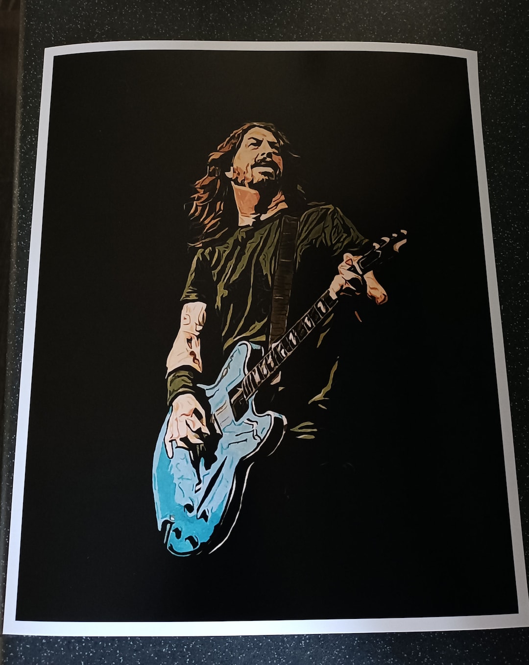 Dave Grohl Satin Print - Etsy
