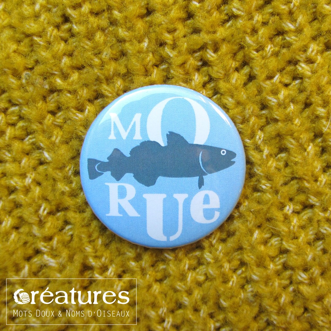 Cod Badge Bird Name - Etsy