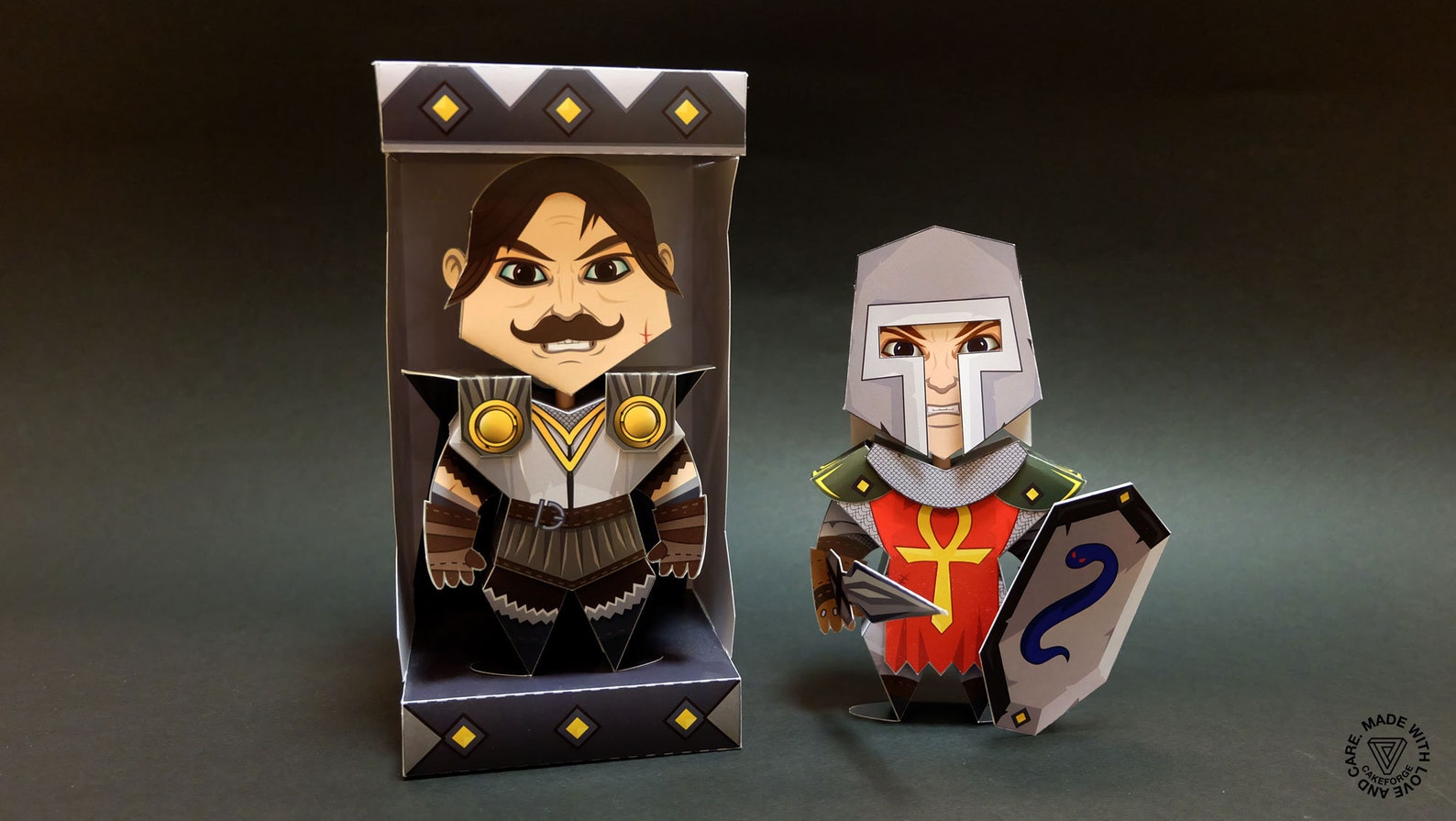 Set of 3 Ultima Papercraft Toys - Etsy