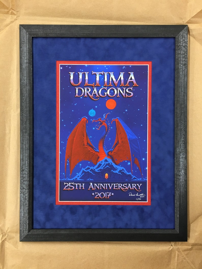 Ultima Dragons 25th Anniversary Art Print or Poster by Denis Loubet - Etsy