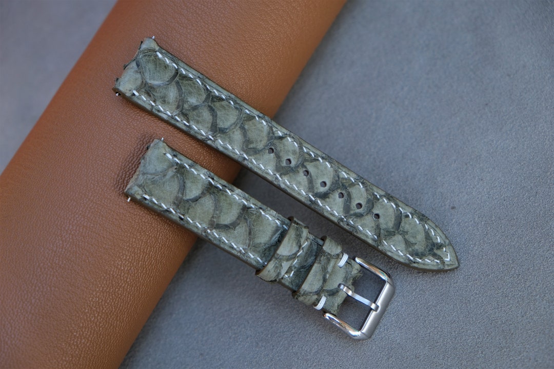 Carp Watch Strap, Custom Watch Strap, Handmade Watch Strap, 26mm 25mm ...