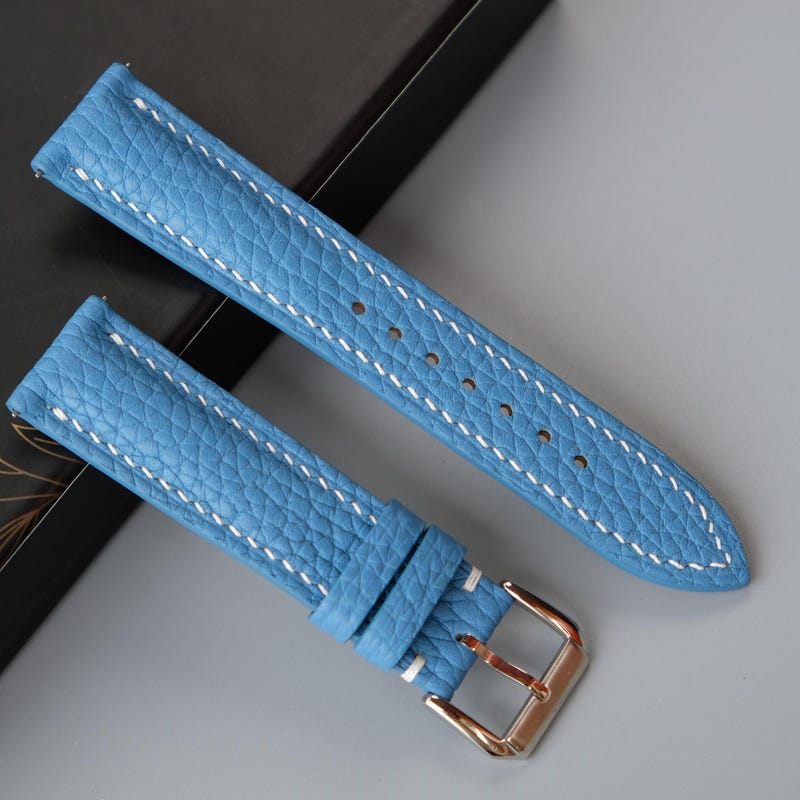 Light Blue Leather - Etsy