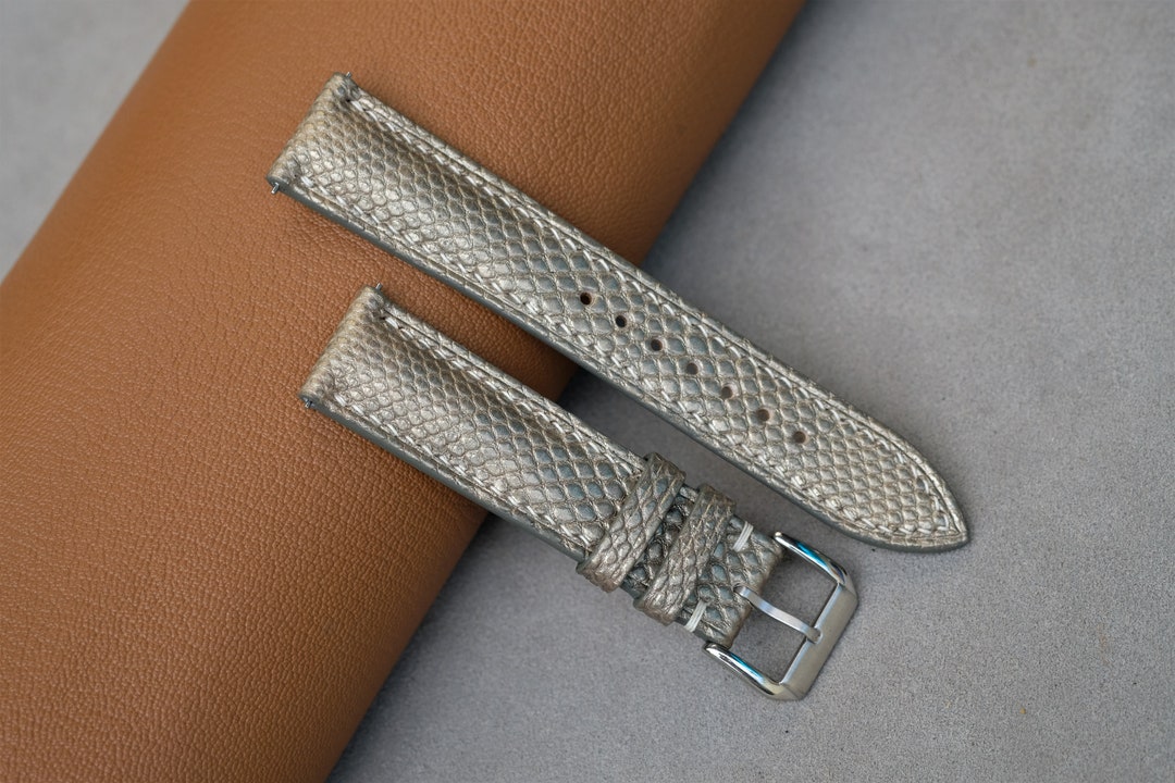 Snakeskin Watch Strap, Vintage Watch Strap, Custom Watch Strap, 26mm ...