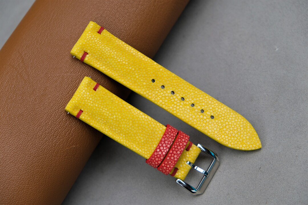 Handmade Yellow Stingray Watch Strap: Custom Sizes - Etsy