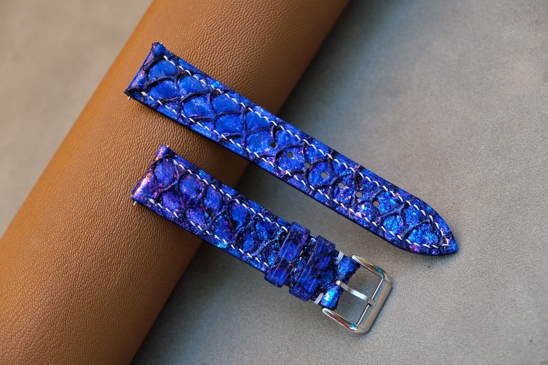 Carp Watch Strap, Custom Watch Strap, Handmade Watch Strap, 26mm 25mm ...
