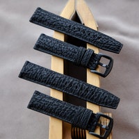 24mm Handmade Shark Skin Watch Strap, Coffee Brown - Etsy