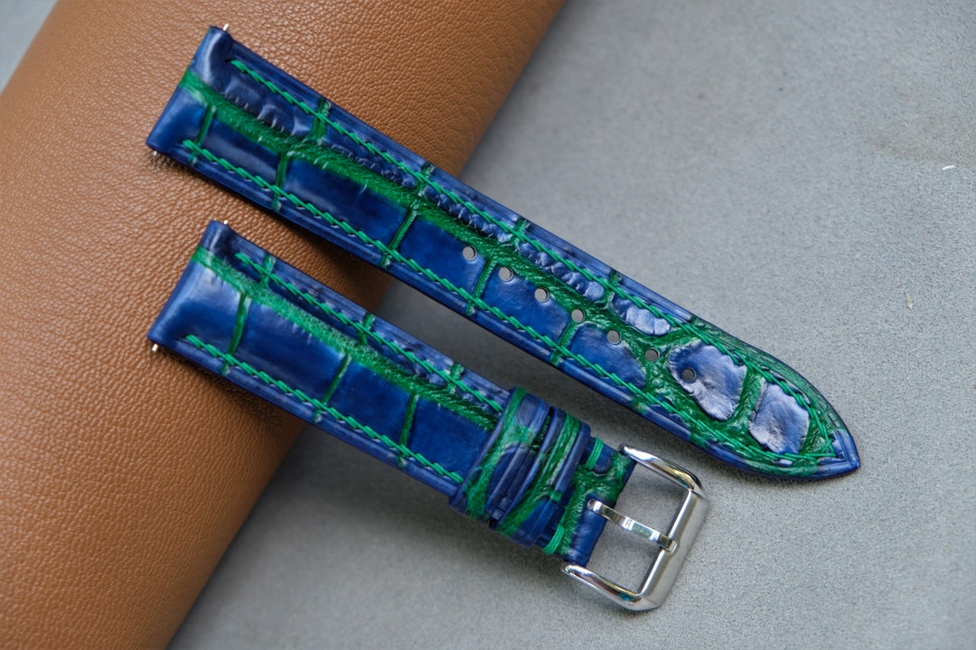 Custom Watch Strap, Vintage Watch Strap, Handmade Watch Strap, 26mm ...