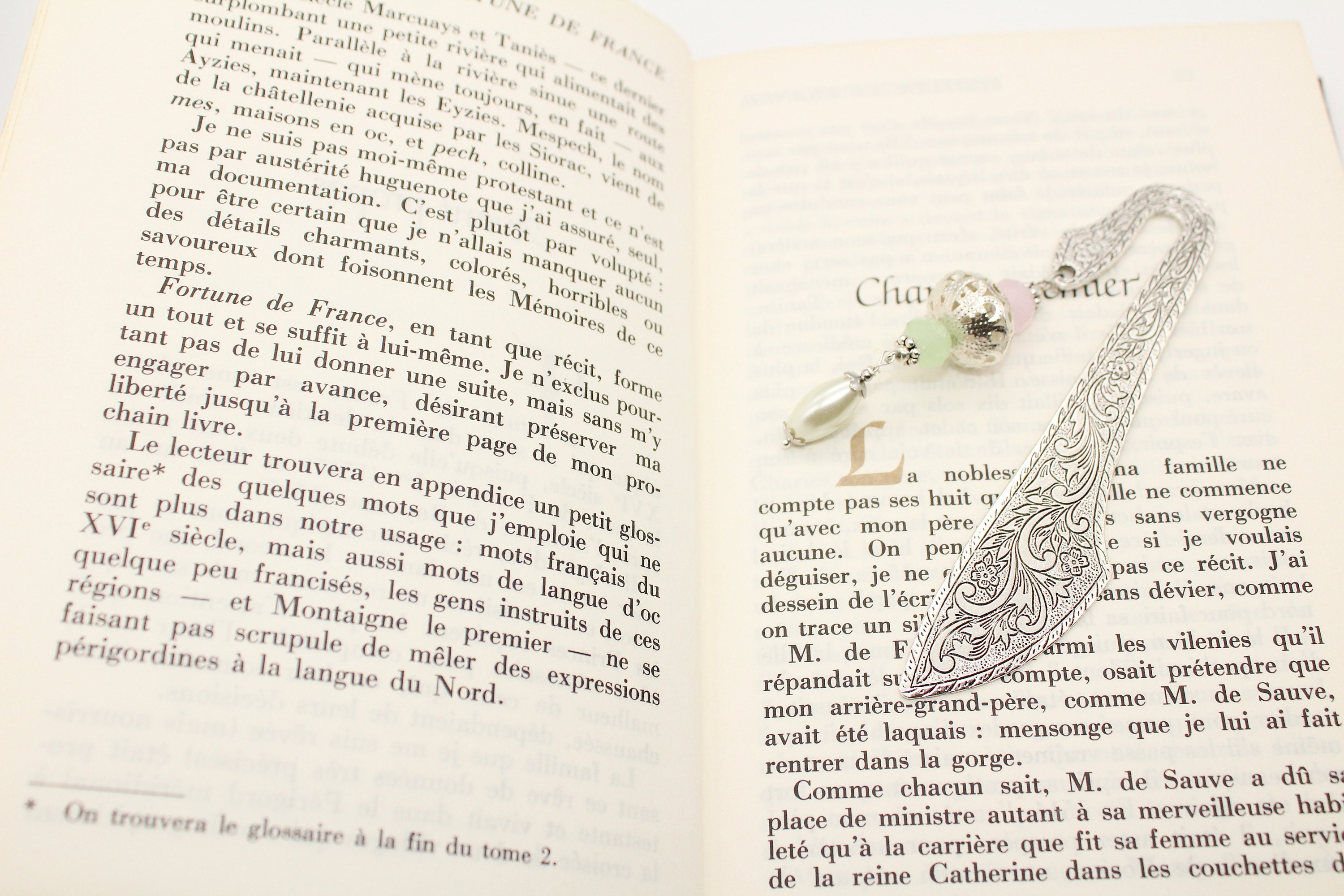 Large Baroque Bookmark, Romantic Bookmark - Etsy UK