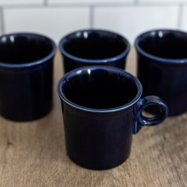 Cobalt Blue Fiestaware Mugs - Etsy