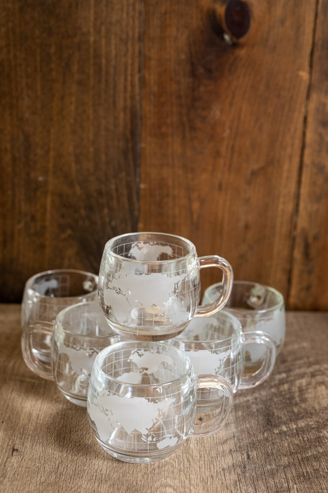 Vintage Nestle Nescafe Globe World Mugs 1970s set of 7 - Etsy