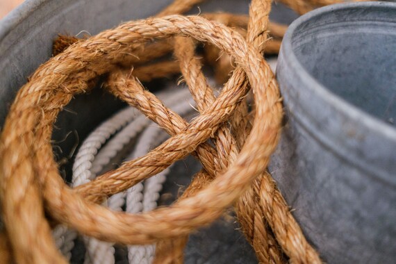 Vintage Galvanized Steel Cowboy Lasso Case - Lariat C… - Gem