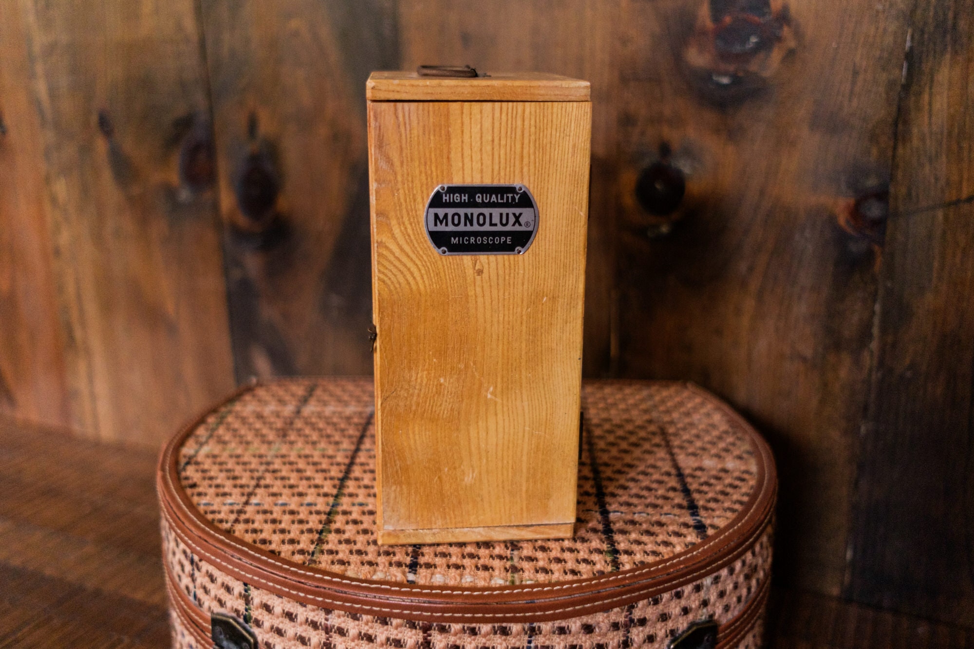 Vintage 1960's Monolux Microscope With Carrying Case - Etsy