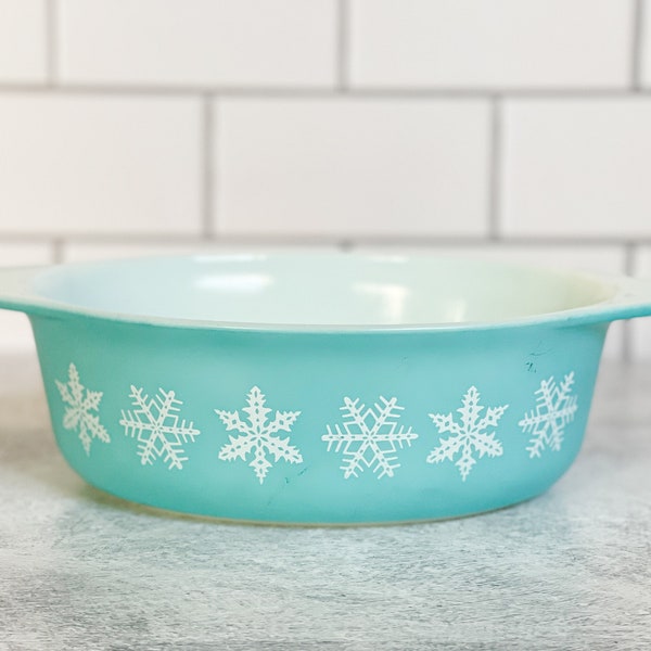 Snowflake Pyrex - Etsy