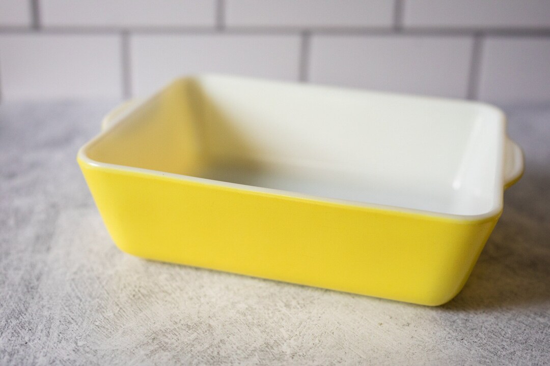 Vintage Pyrex 503 Yellow Primary Refrigerator Dish Fridgie - Etsy