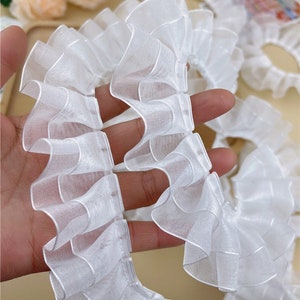 Double Layered Lace Pleats,lace Ruffles,neckline Collar Ruffles,4cm 1 ...