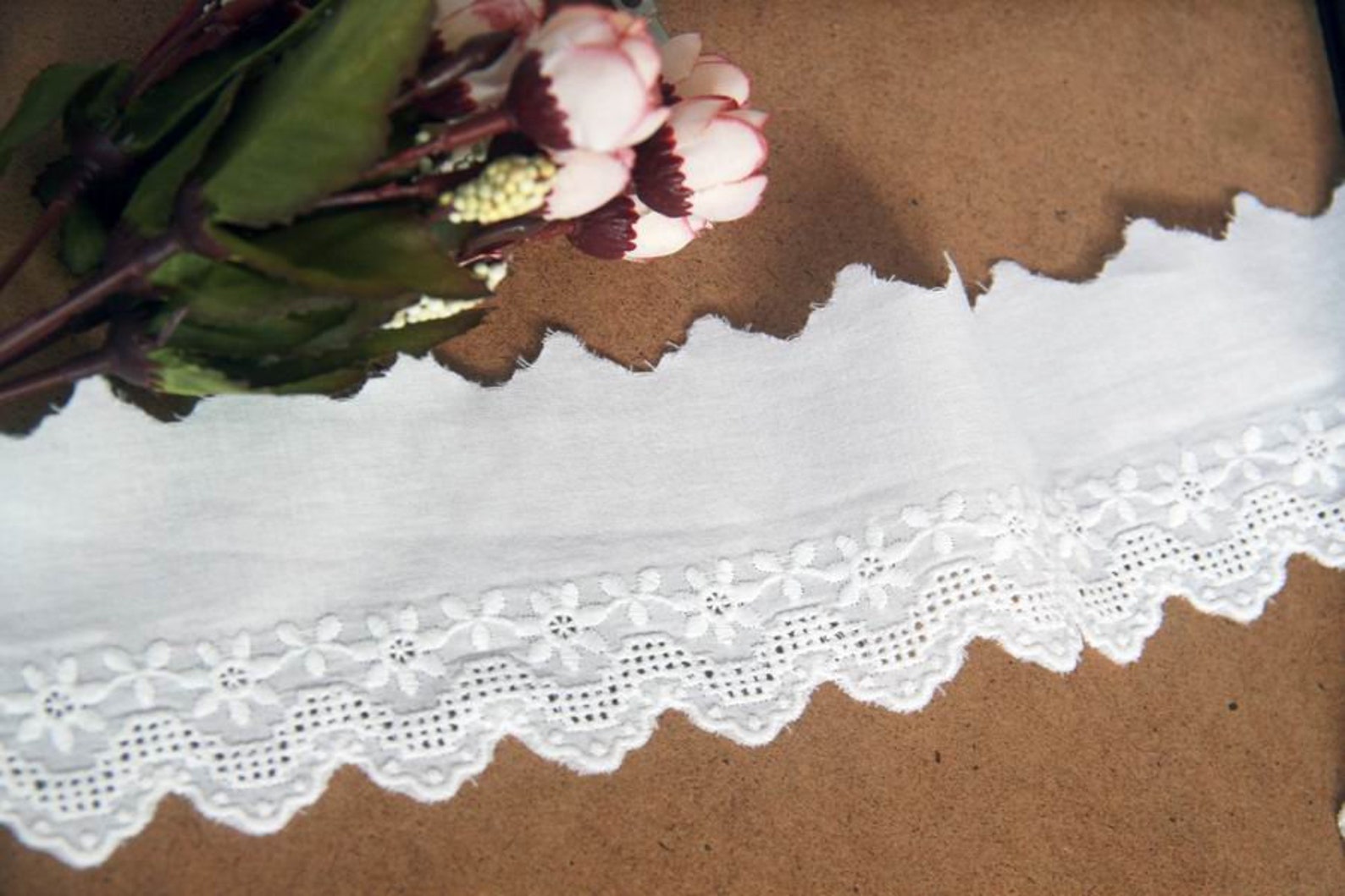 Embroidery Cotton Fabric Trims Lace Trims Soft Hand Feeling - Etsy