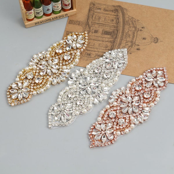 Beaded Bridal Sash - Etsy