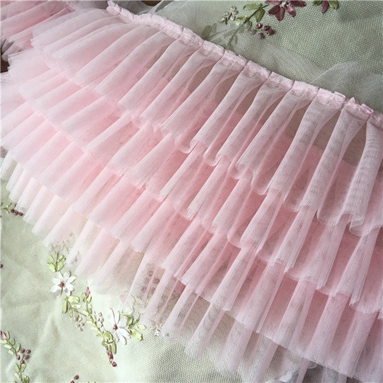 Pink 4 Layer High Density 22cm 8.6 Pleated Tulle Lace | Etsy Pink 4 Layer High Density 22cm 8.6 Pleated Tulle Lace | Etsy