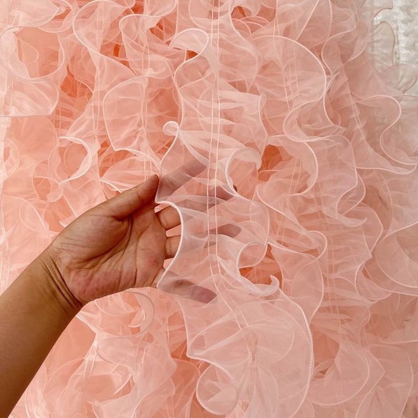 Black Pleated Organza Lace - Etsy