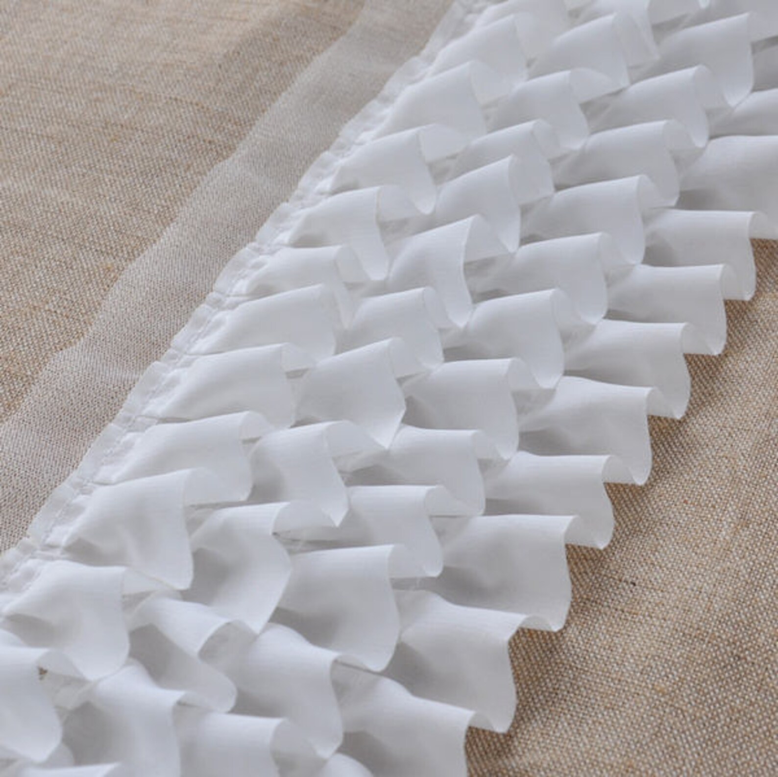 Ruffled 120D Chiffon Lace Trims DIY Dress Trims Pleated - Etsy