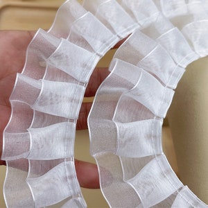 Double Layered Lace Pleats,lace Ruffles,neckline Collar Ruffles,4cm 1 ...