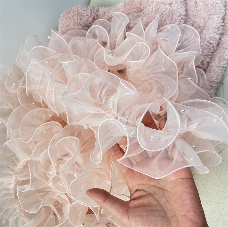 Gorgeous Organza Made Lace Rufflepleated Trimswith - Etsy