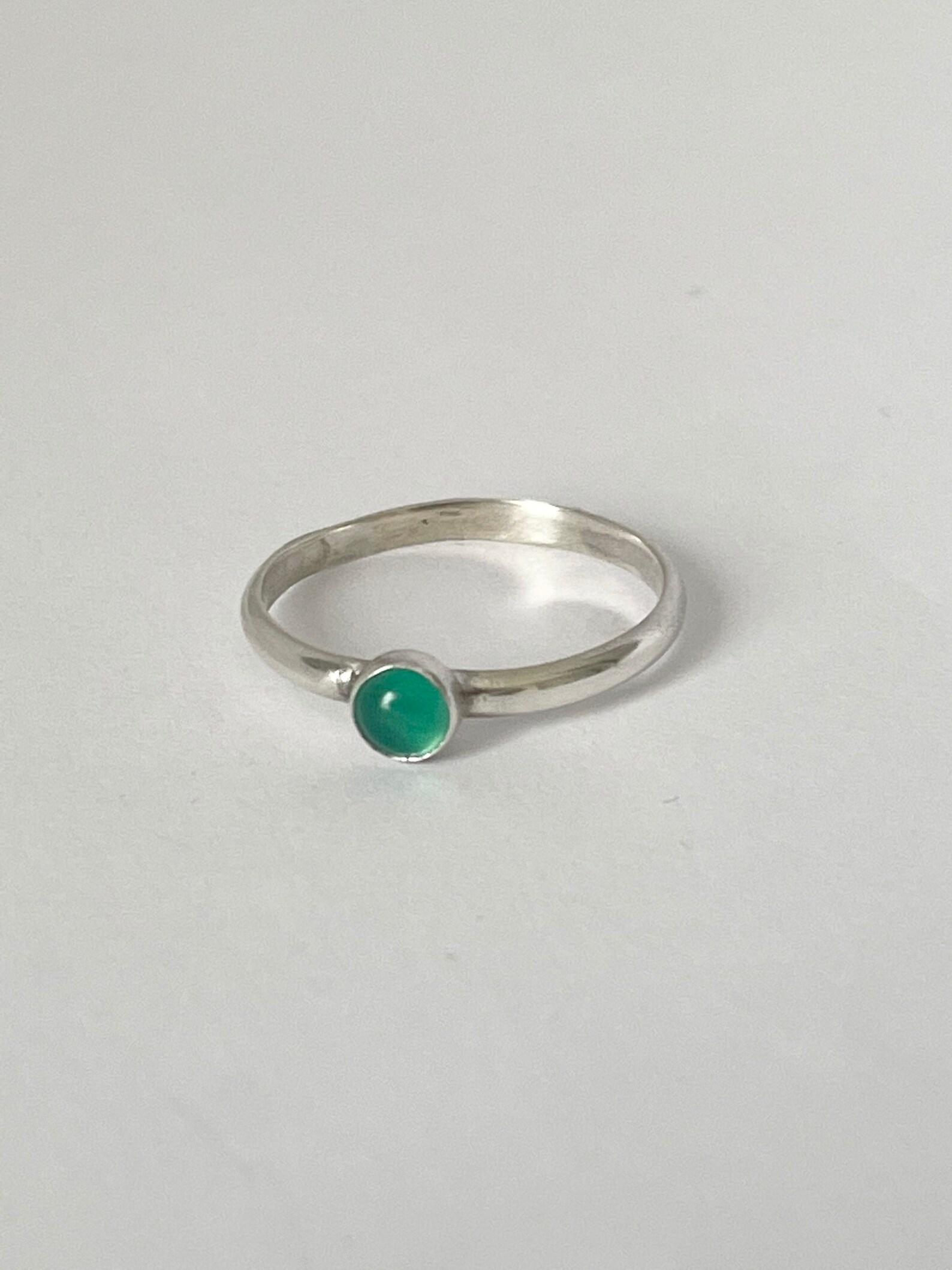 Bague verte bague en pierres précieuses bijoux en argent | Etsy
