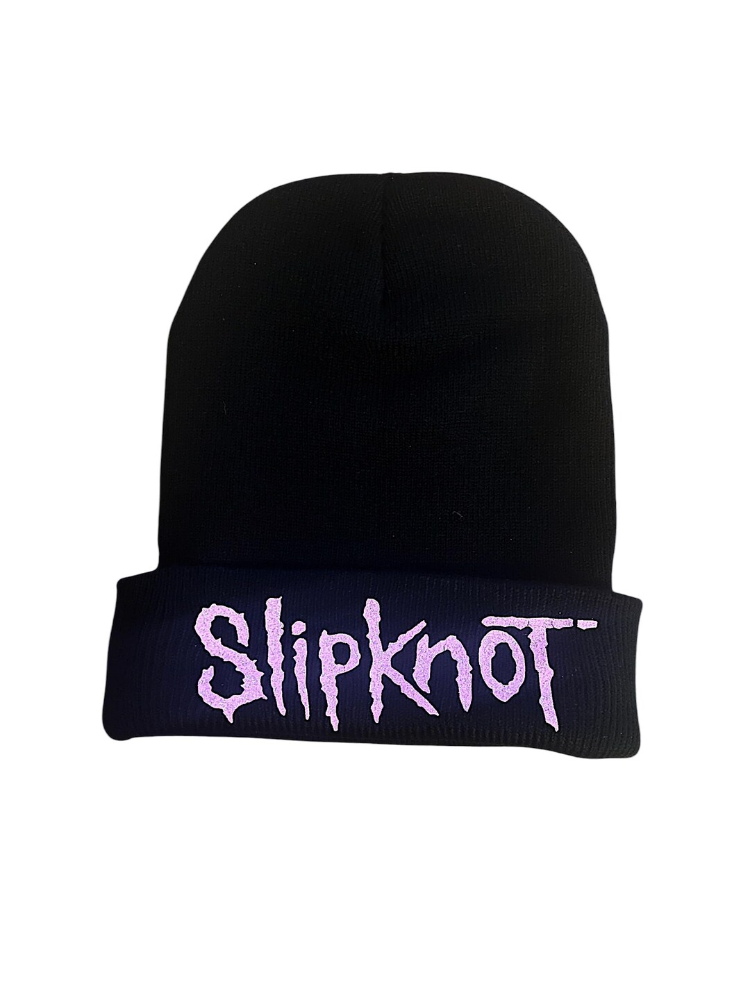 Slipknot Pink Glitter Text Beanie - Etsy