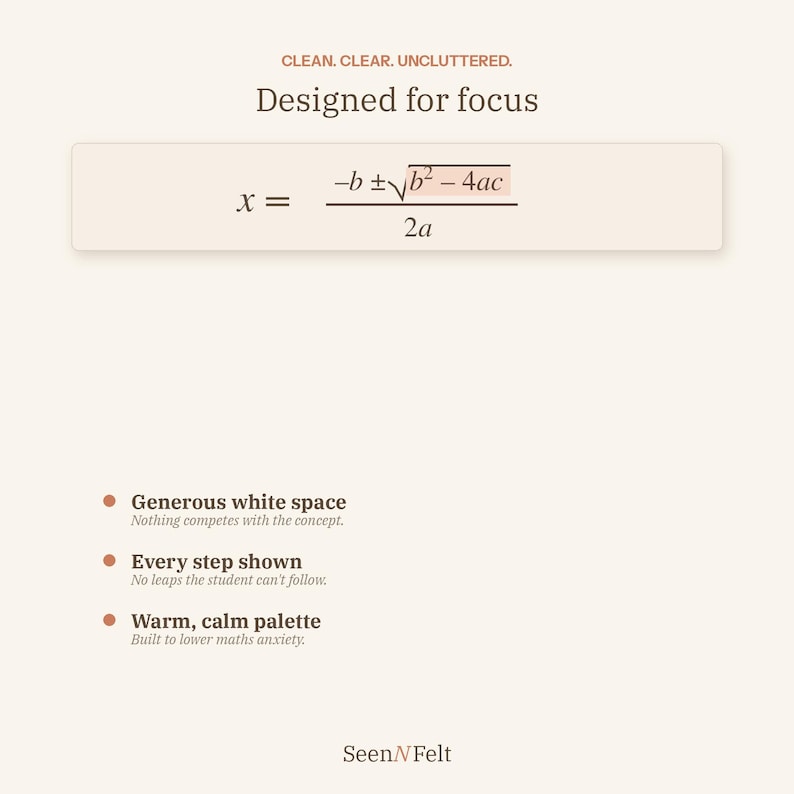 Quadratic Equations Visual Guide | Algebra, Factoring (PDF Download ...