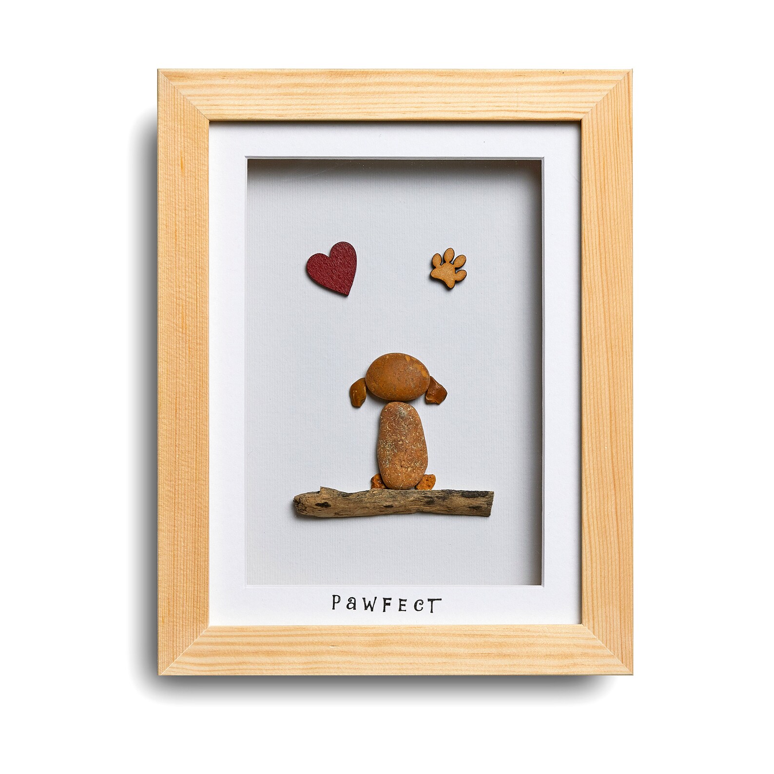 My Pawfect Friend- Unique Pebble Art Dog Gift - Etsy UK