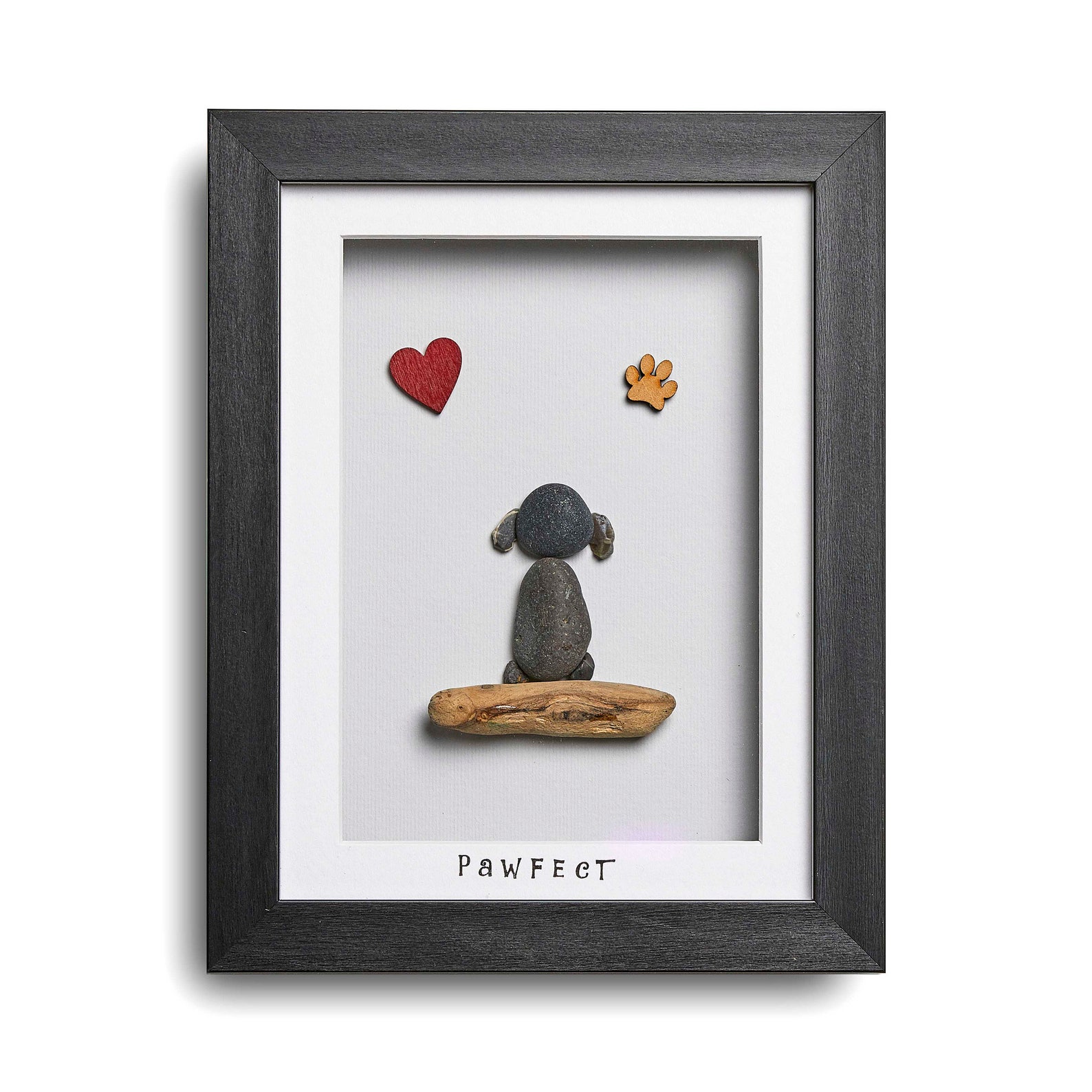My Pawfect Friend- Unique Pebble Art Dog Gift - Etsy UK