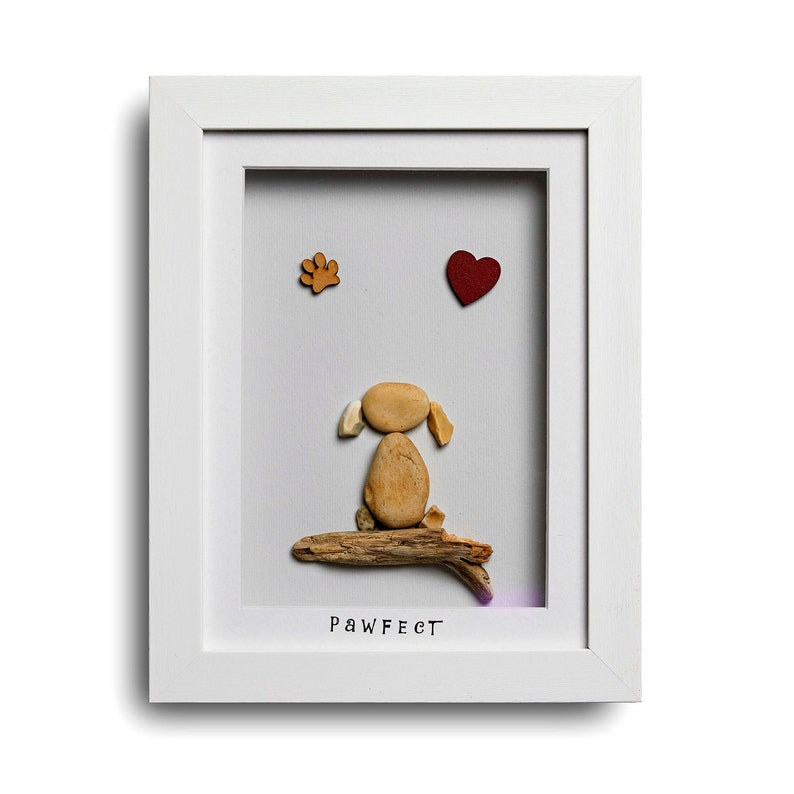 My Pawfect Friend- Unique Pebble Art Dog Gift - Etsy UK