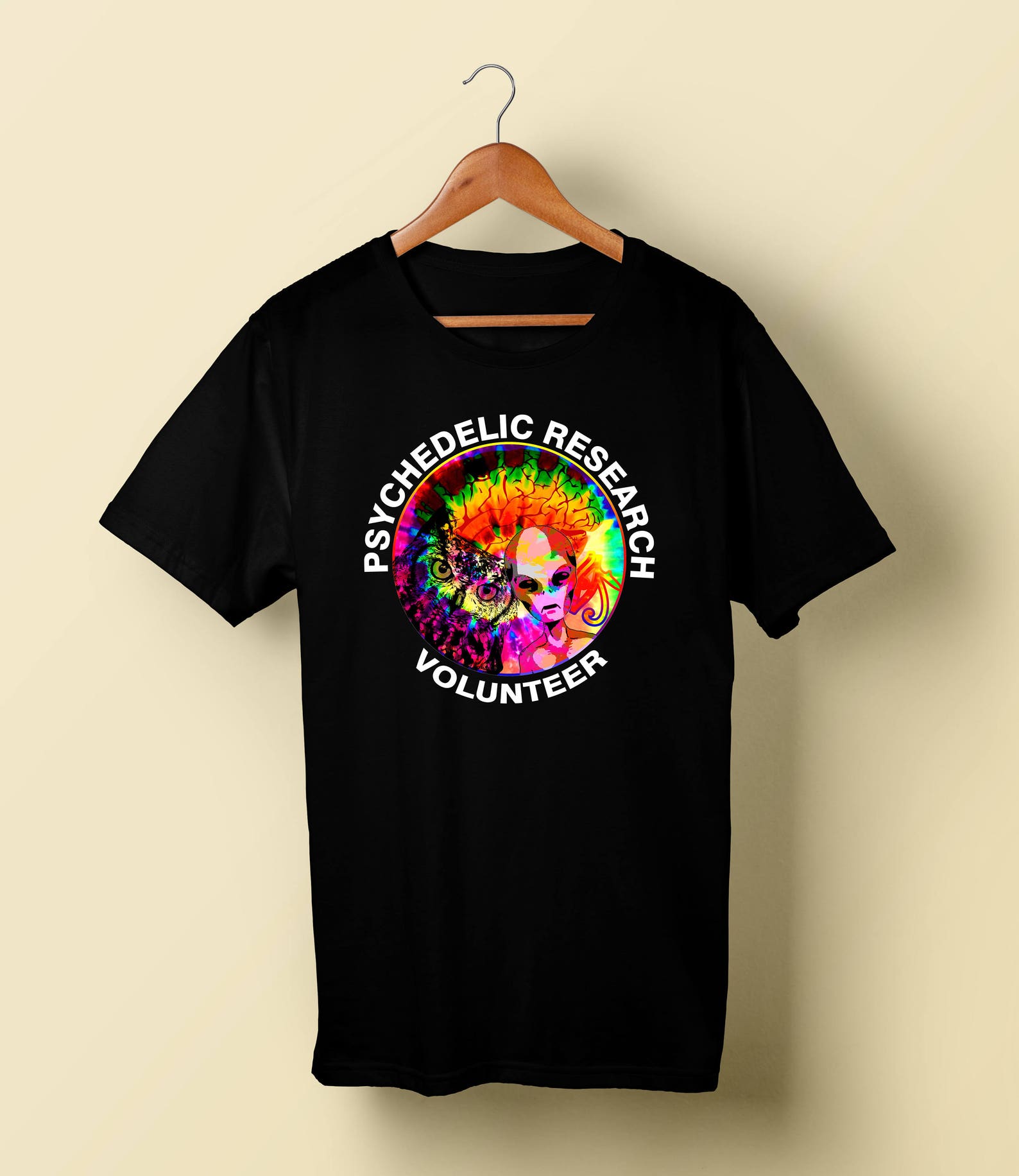 Psychedelic Shirt Psychedelic Research Volunteer T-Shirt Cool | Etsy
