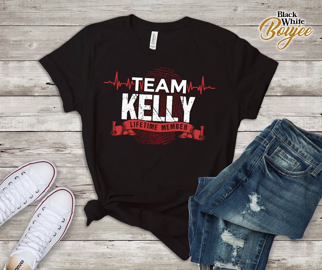 Team Kelly Family Reunions DNA Heartbeat Tshirt, Team Kelly Family ...