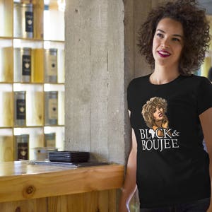 Black and Boujee Shirt Boujee Woman T-shirt Black Lady Black Woman ...