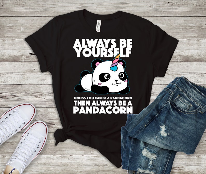 PANDACORN T-shirt/ Panda and Unicorn Lover Gift/ Always Be | Etsy